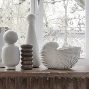 Ferm Living - Shell Pot Wit - koop je bij Scandinavisch Design byJensen