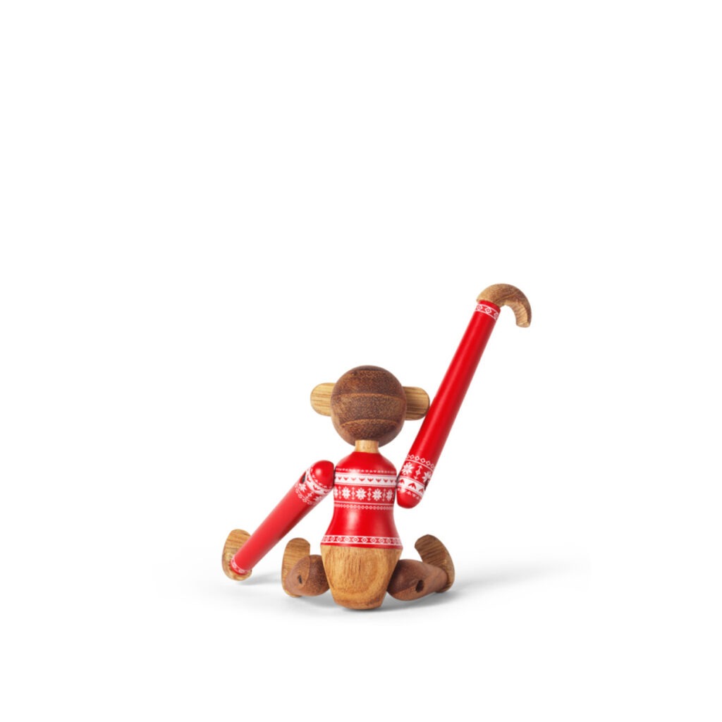 Kay Bojesen Monkey - Aap met kersttrui - Mini 9,5 cm - koop je bij ...