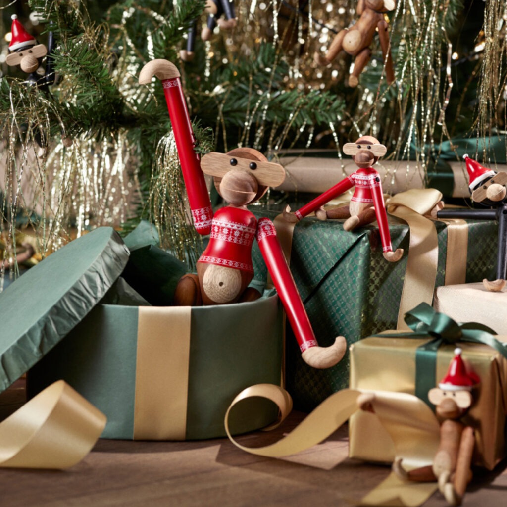 Kay Bojesen Monkey - Aap met kersttrui 18,5 cm - koop je bij ...